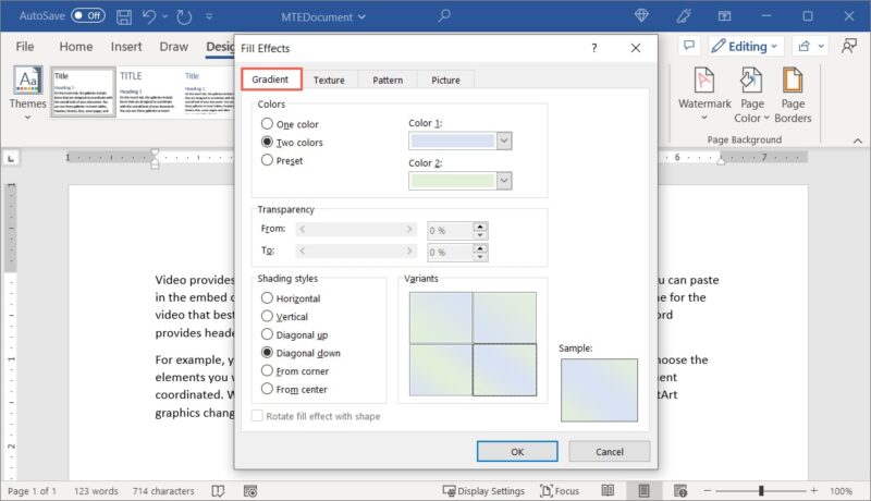 How to Add a Background in Microsoft Word - Make Tech Easier