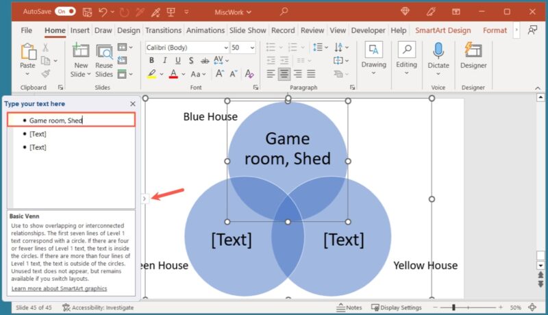 How to Create a Venn Diagram in Microsoft PowerPoint - Make Tech Easier