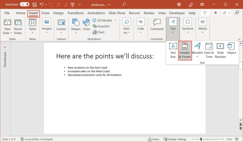 How to Use Headers and Footers in Word, Excel, and PowerPoint - Make ...