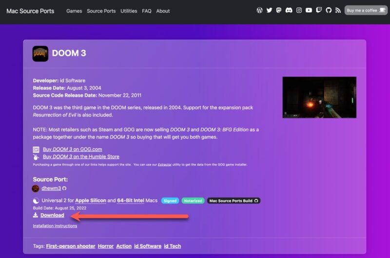 How to Play Doom 1, 2, & 3 on an Apple Silicon Mac - Make Tech Easier