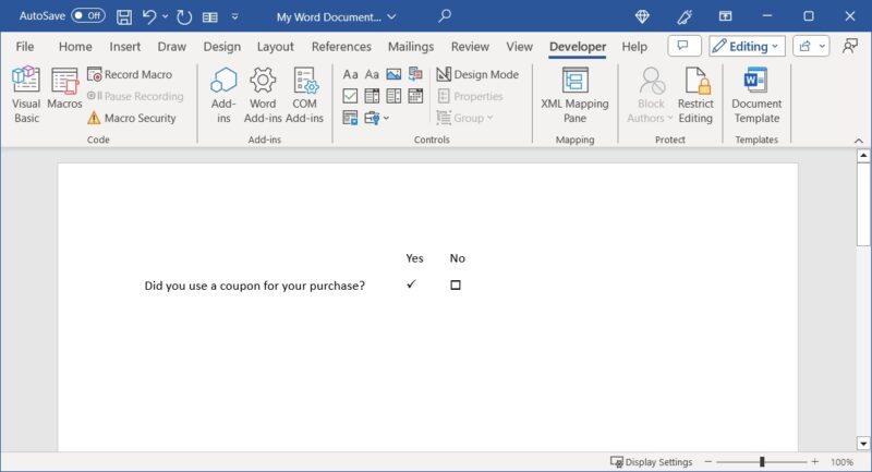 How to Create a Fillable Form in Microsoft Word - Make Tech Easier