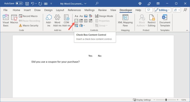 How to Create a Fillable Form in Microsoft Word - Make Tech Easier