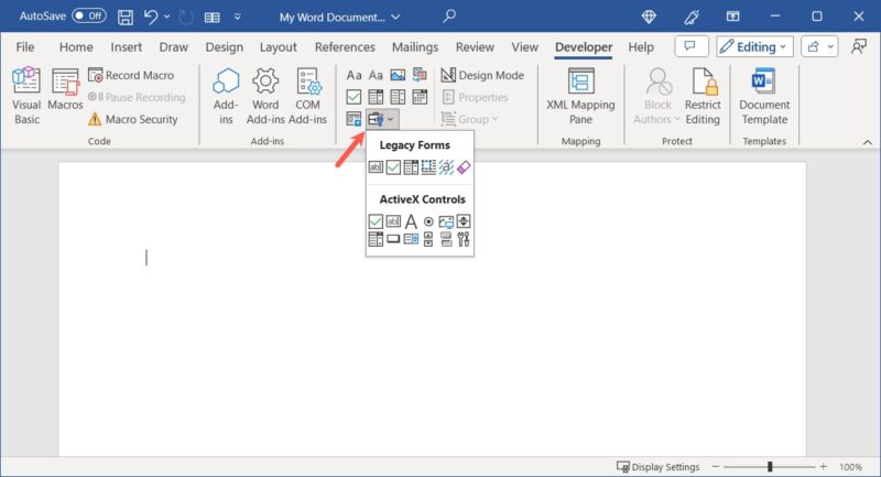 How to Create a Fillable Form in Microsoft Word - Make Tech Easier