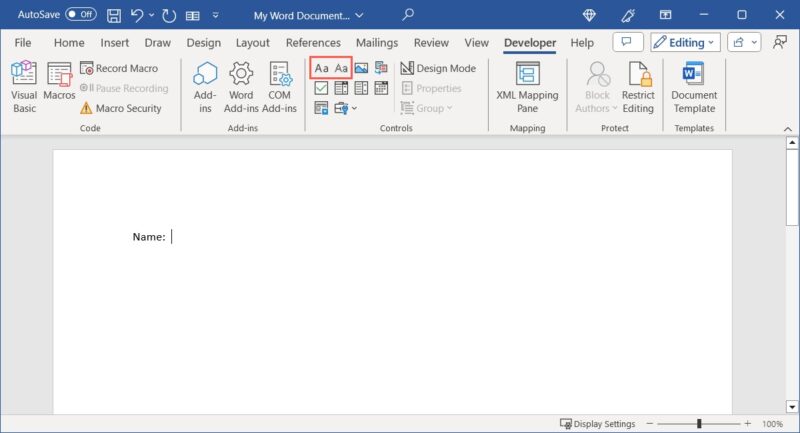 How to Create a Fillable Form in Microsoft Word - Make Tech Easier