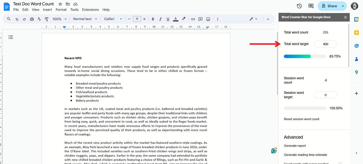How to Check the Word Count in Google Docs - Make Tech Easier