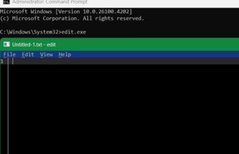 Microsoft Edit Is the Command Prompt Text Editor You Have Been Waiting ...