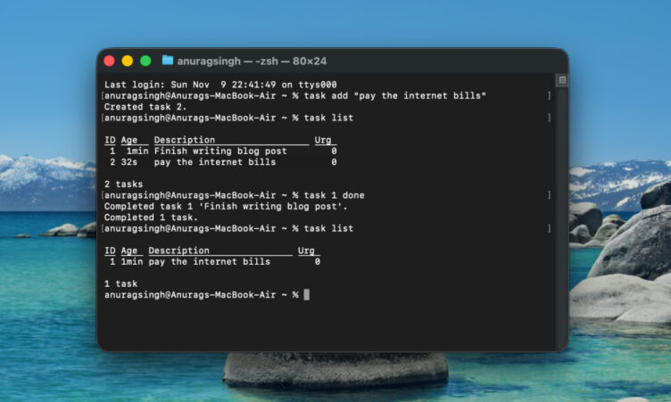 Use Taskwarrior to Manage Your Tasks from the Command Line - Make Tech ...