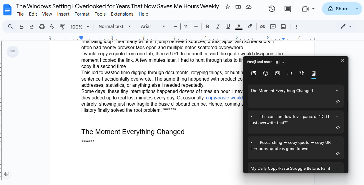 Windows Clipboard History Saves Me Hours Weekly - Make Tech Easier