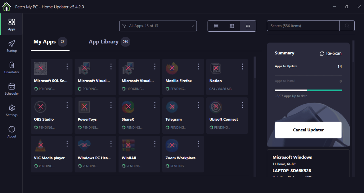 Use Patch My PC Home Updater to Update Windows Apps Automatically ...