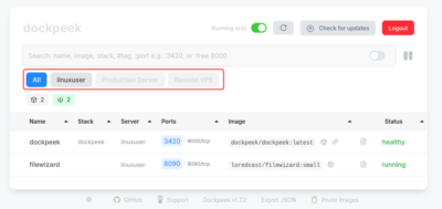 DockPeek: A Lightweight Dashboard to Access Docker Containers Easily ...